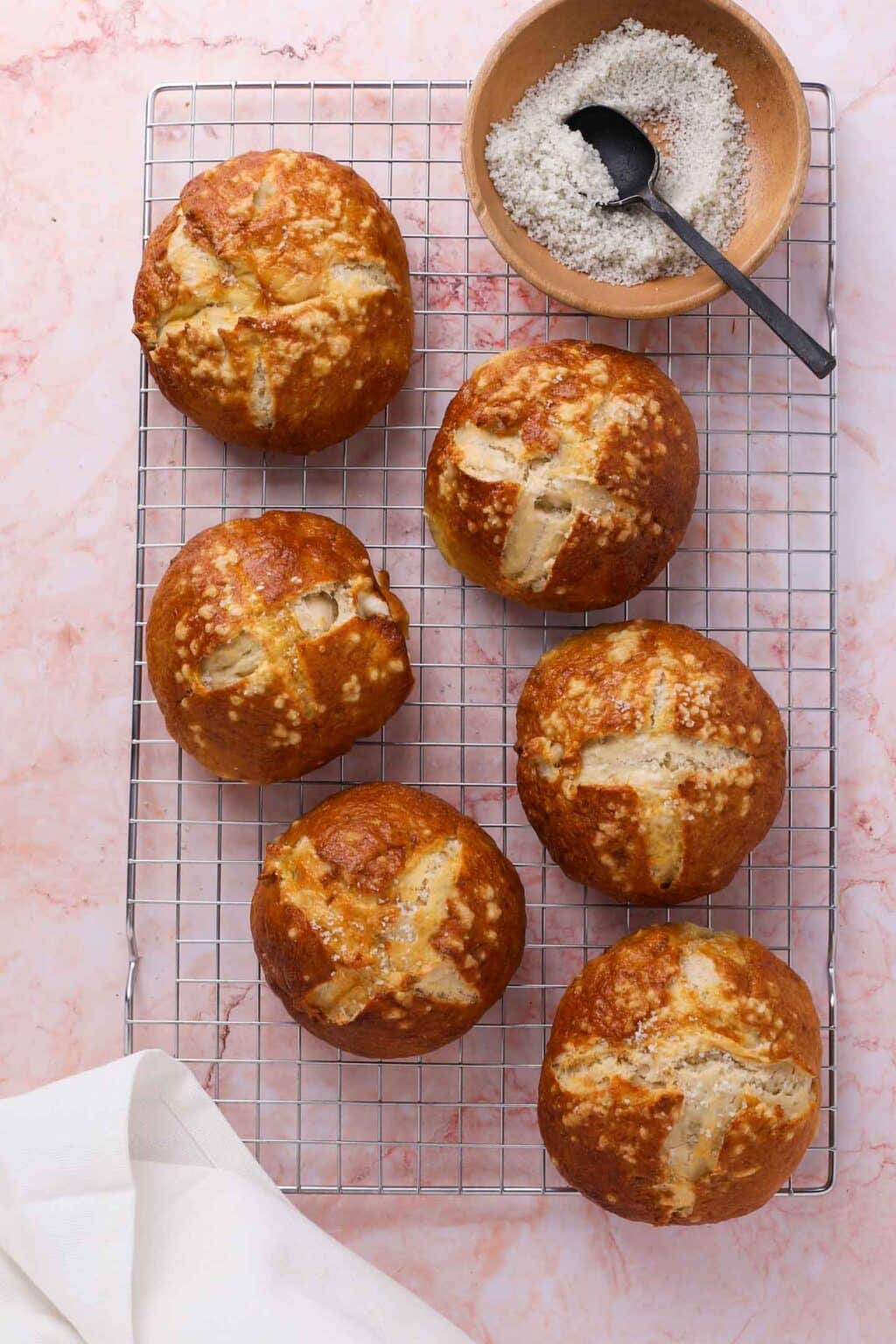 Pretzel Burger Buns - Farmgirl Gourmet