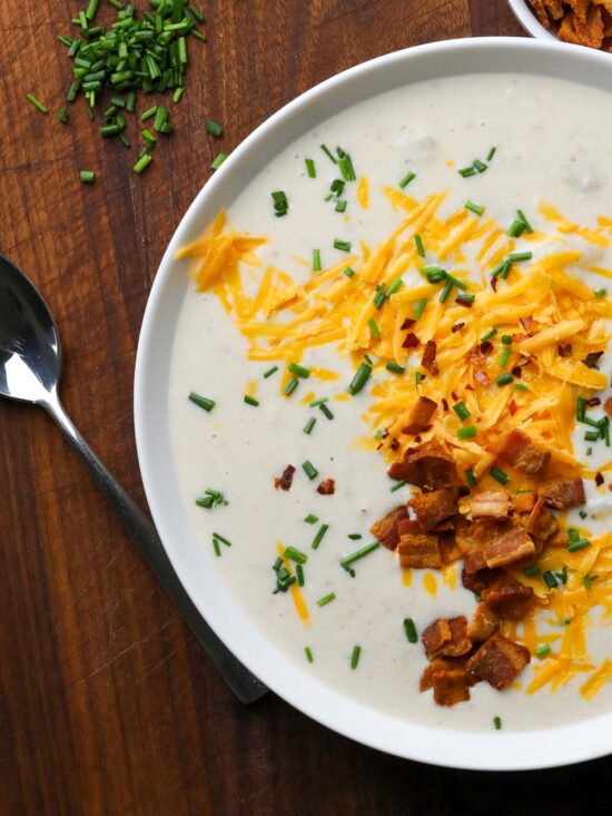 Loaded Baked Potato Soup - Farmgirl Gourmet