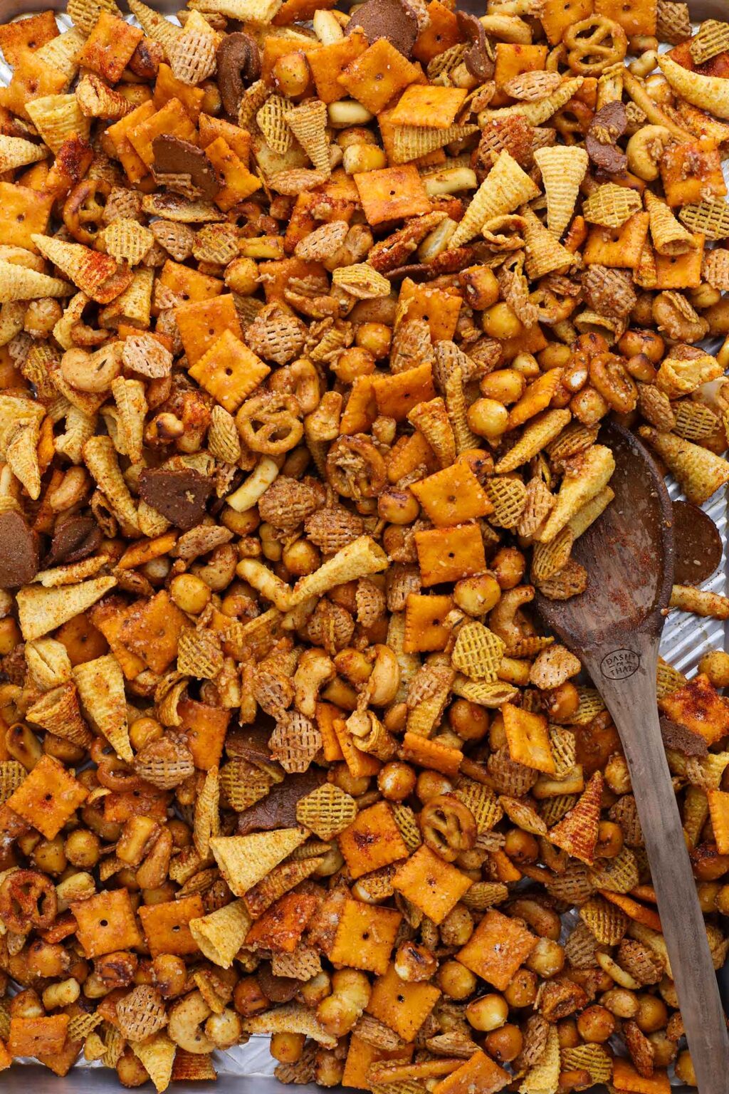 Cheesy Cajun Chex Mix – Farmgirl Gourmet